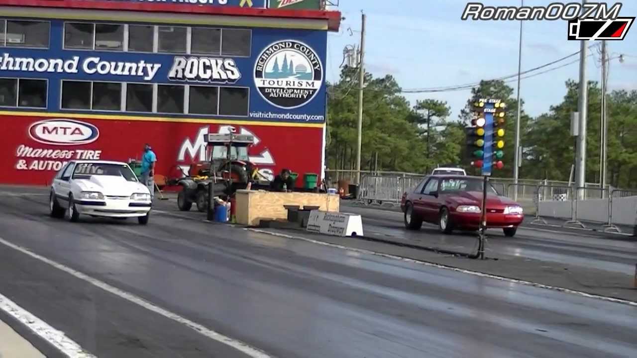 10 Sec Blown Mustangs (Fox body) Drag Radials, Muscle Cars - YouTube