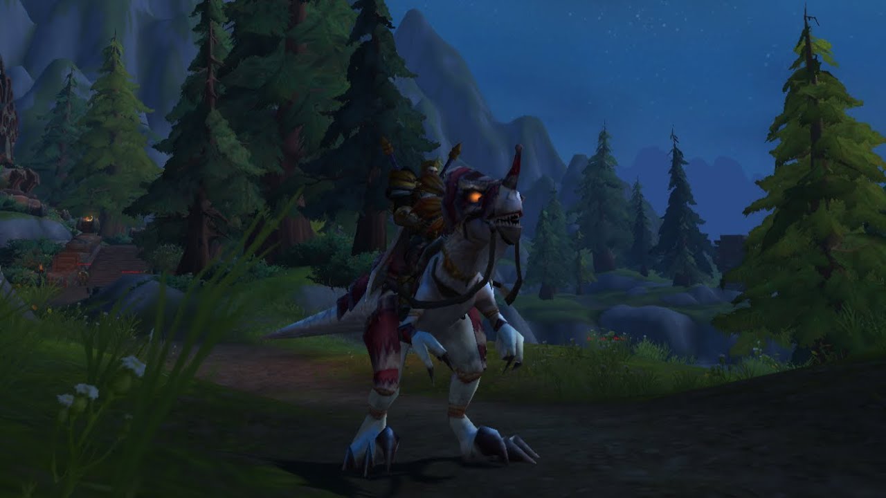 Swift Albino Raptor | Epic Mount Drop (WoW) - YouTube