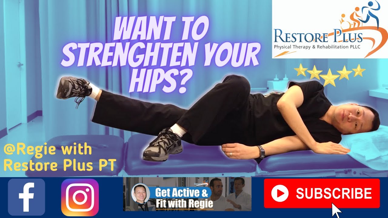 Hip Adduction Straight Leg Raise - YouTube