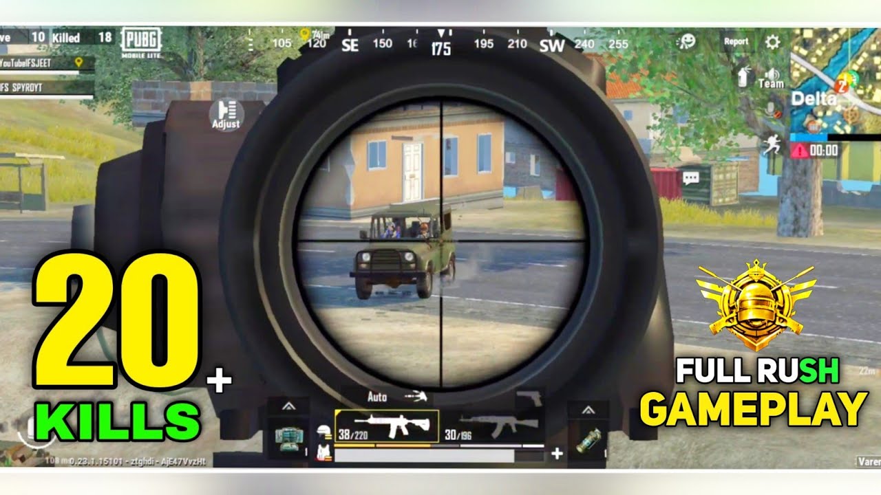 PUBG MOBILE LITE GAMEPLAY VIDEO 😍 - YouTube