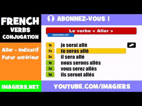 FRENCH VERB CONJUGATION = Aller - Indicatif Futur antérieur - YouTube