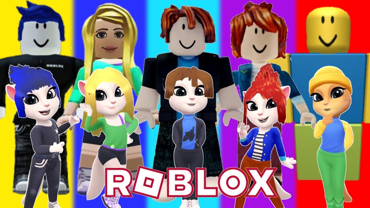 🌈ROBLOX CHARACTERS ANGELA 2 | MAKEOVER COSPLAY - YouTube
