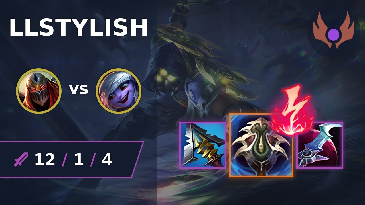 [ LLStylish ] Zed MID vs Tristana | NA MASTER | LOL Season 2024 - YouTube