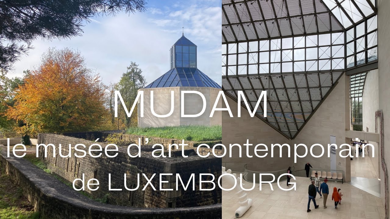 MUDAM, le musée d’art contemporain de Luxembourg, un bâtiment futuriste ...