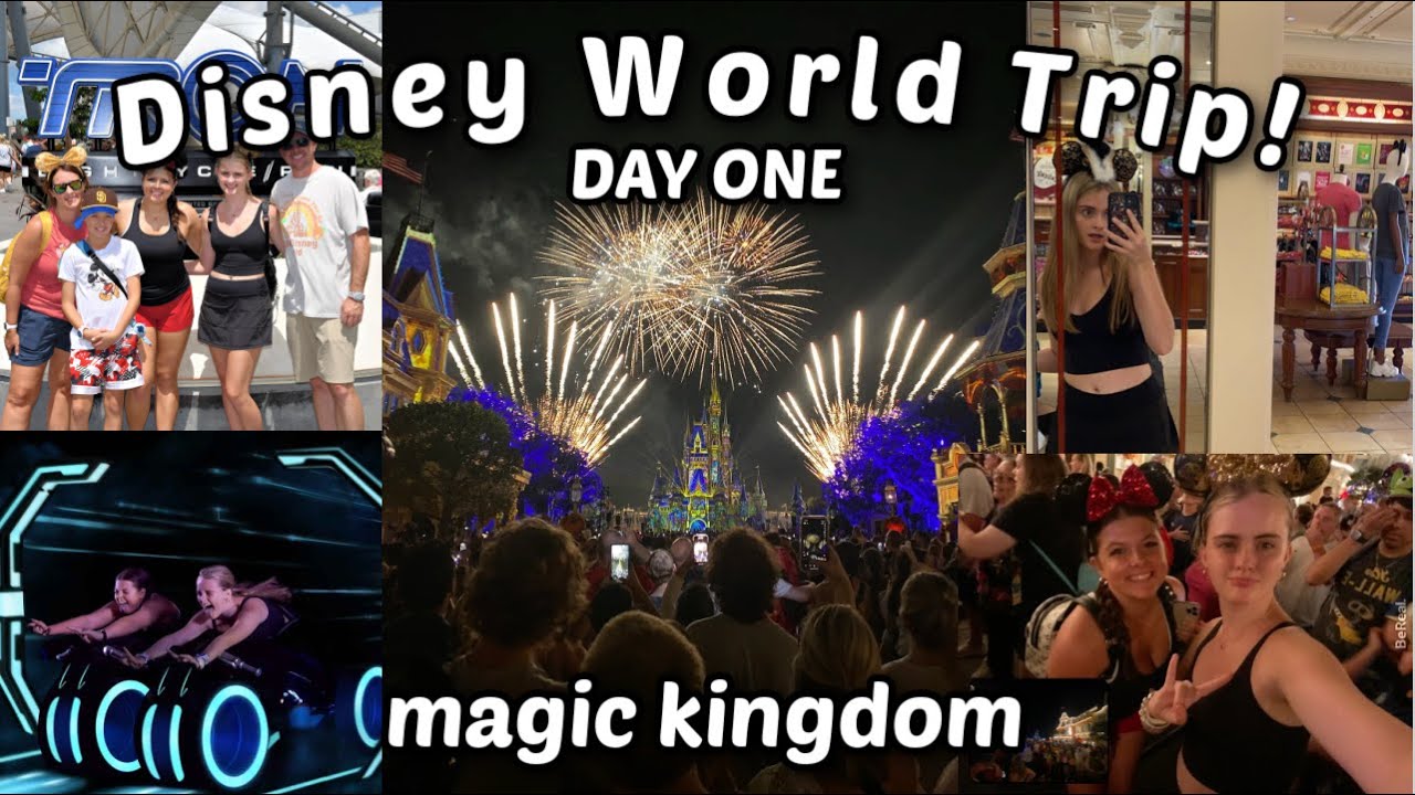 DISNEY WORLD DAY 1 | Magic Kingdom, TRON! - YouTube