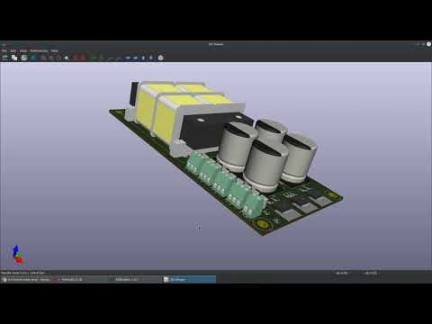 Power supply design with Kicad and 3D footprints - YouTube