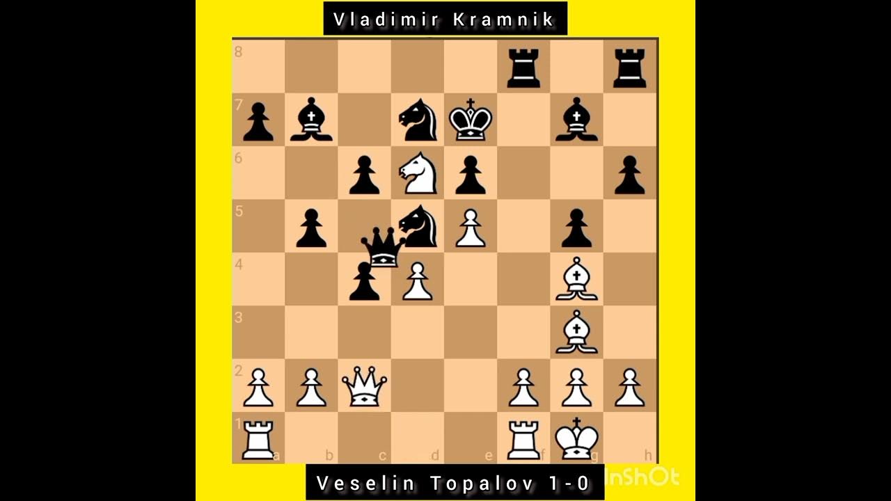 Veselin Topalov vs Vladimir Kramnik || Queen's Gambit Declined || Corus Group A, 2008 #chess ...