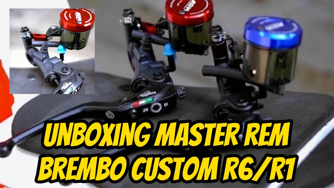 Unboxing Master Rem Brembo Custom Copotan R6 / R1 - YouTube
