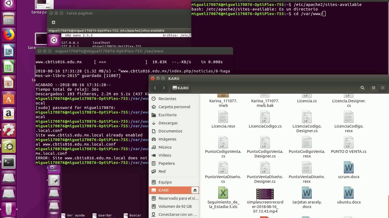 virtualhost en ubuntu - YouTube