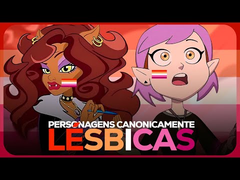 personagens LÉSBICAS em animações
