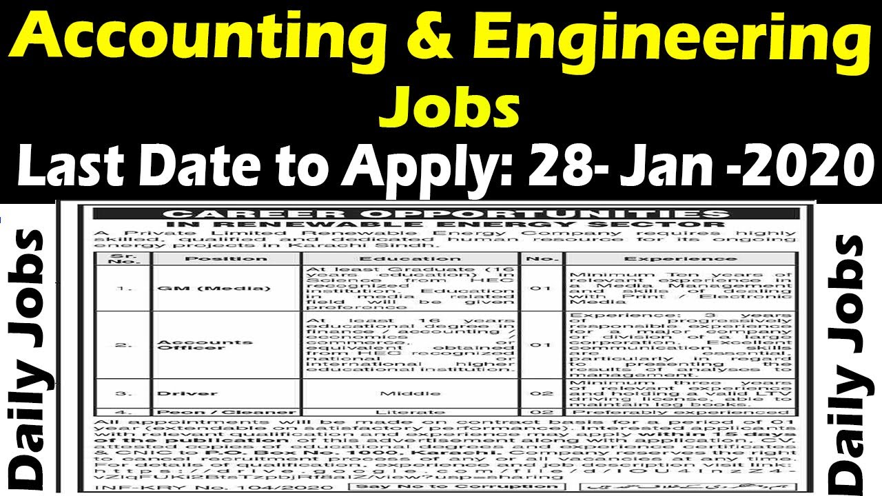 Accounting and Engineering Jobs | Accounting and Engineering Jobs 2020 ...