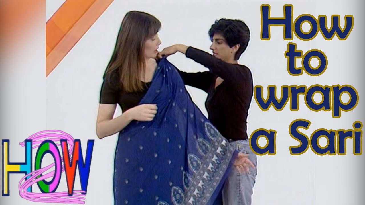 How to Wrap a Sari? [How2] [Interesting Facts] - YouTube