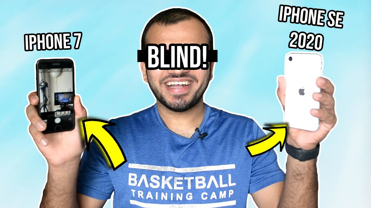 iPhone SE (2020) vs iPhone 7 Blind Camera Test in India! - YouTube