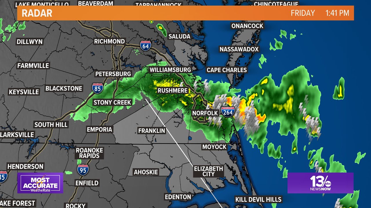 Watch Radar: Heavy Rain Moves into Some Areas of North Carolina and ...