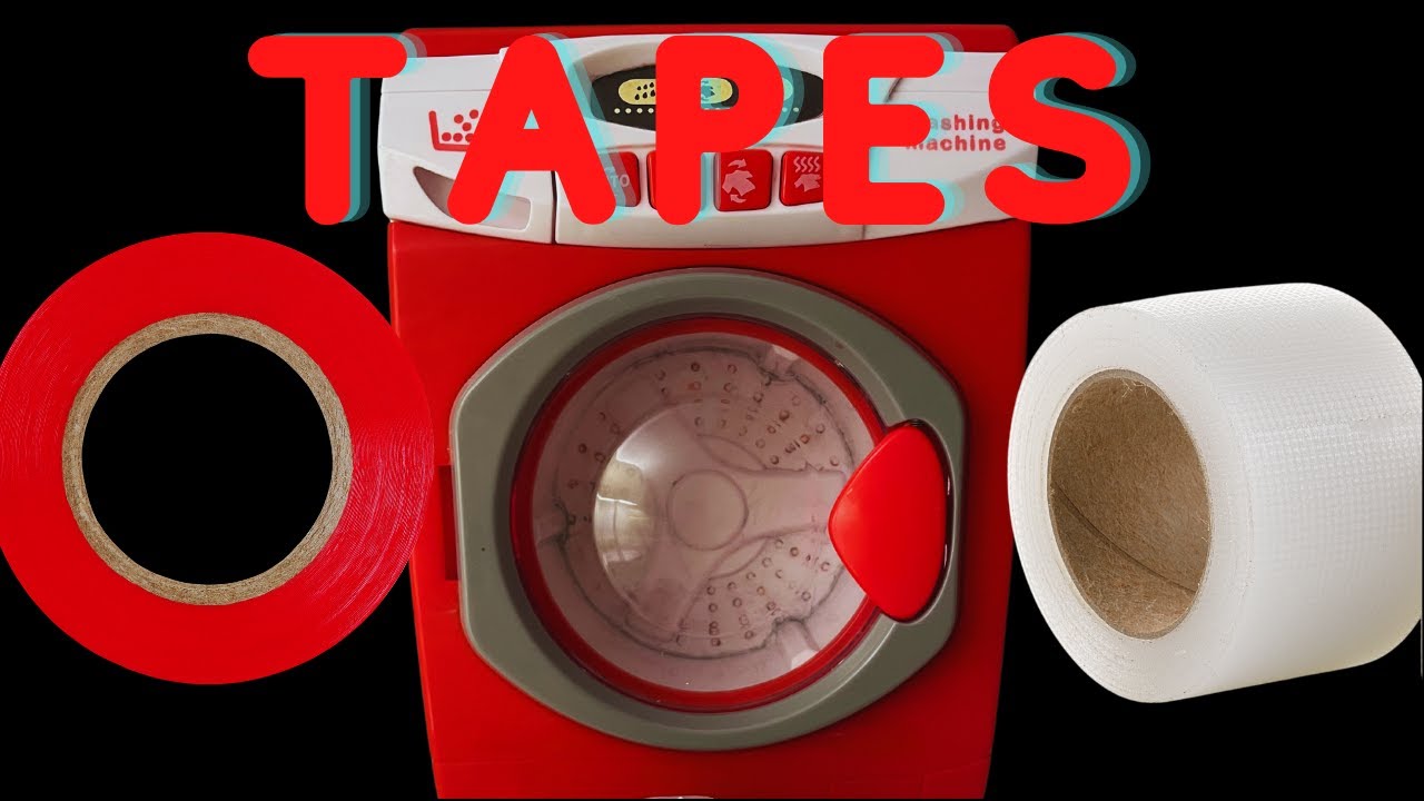 LG WASHING MACHINE | Washing Machine Red and White Tapes - YouTube