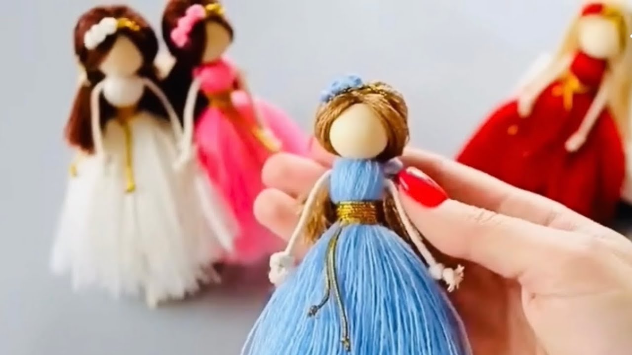 Easy doll craft|| best out of waste||#diy doll - YouTube