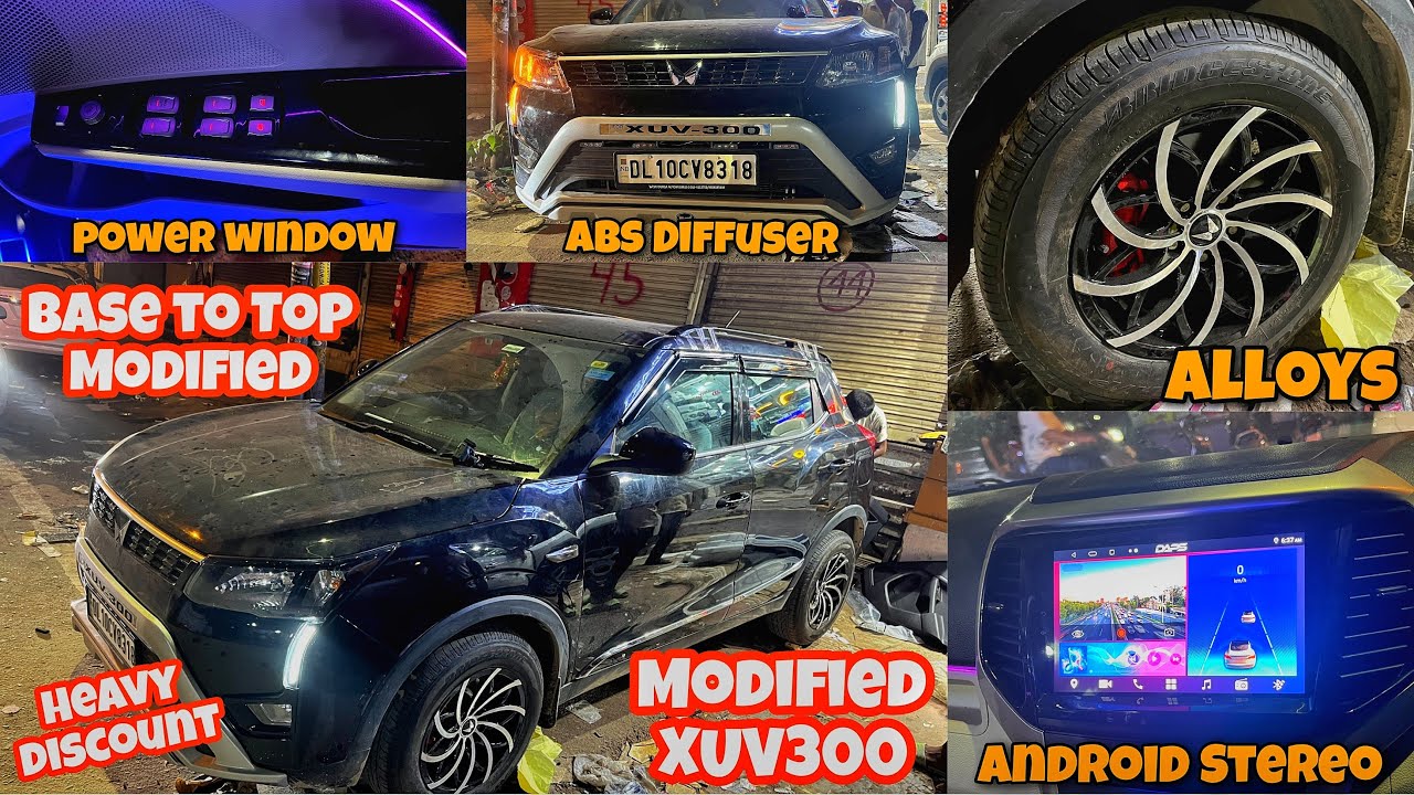Xuv300 w4 to w8 modified xuv300 facelift modification xuv300 w6 to w8 ...