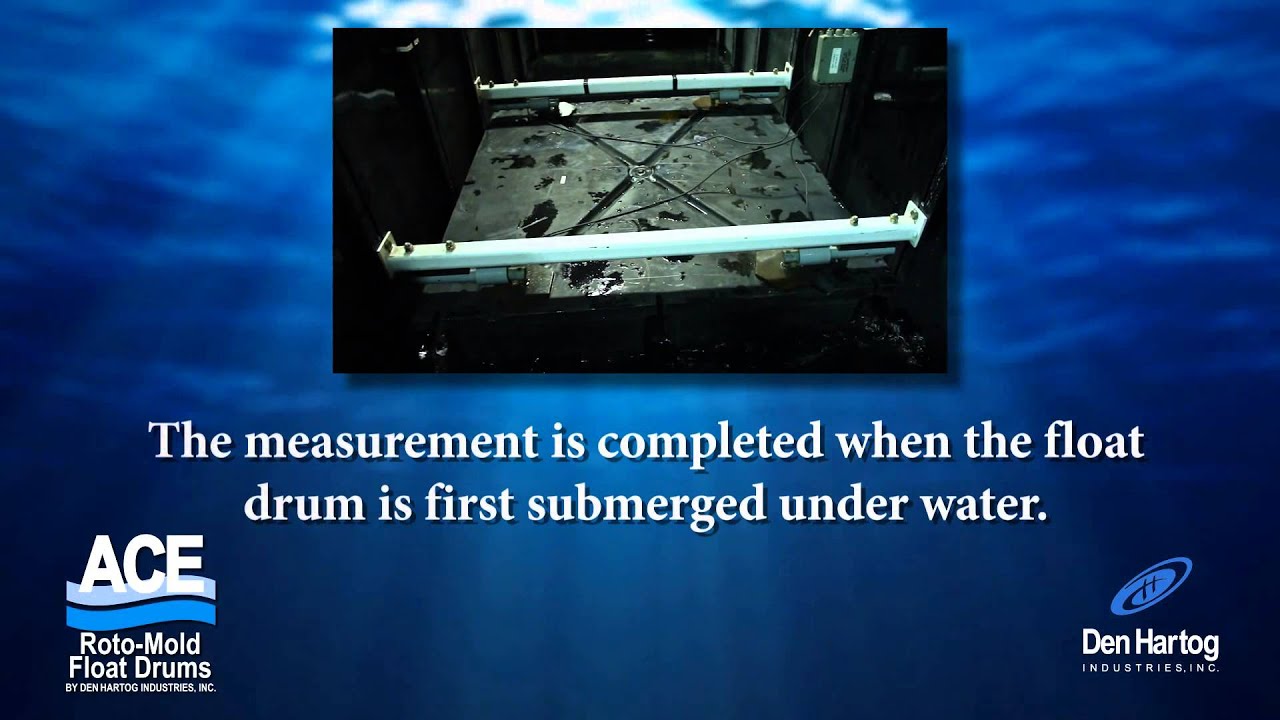 Ace Floats Tank Tested Buoyancy Rating - YouTube