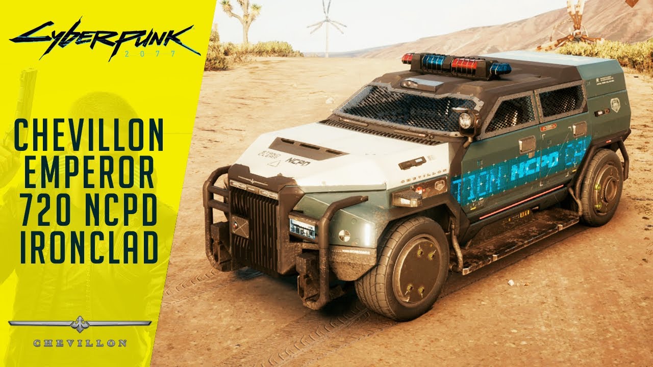 Cyberpunk 2077 - Chevillon Emperor 720 NCPD Ironclad - YouTube