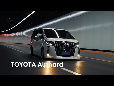The White knight ! Toyota Alphard - 4K