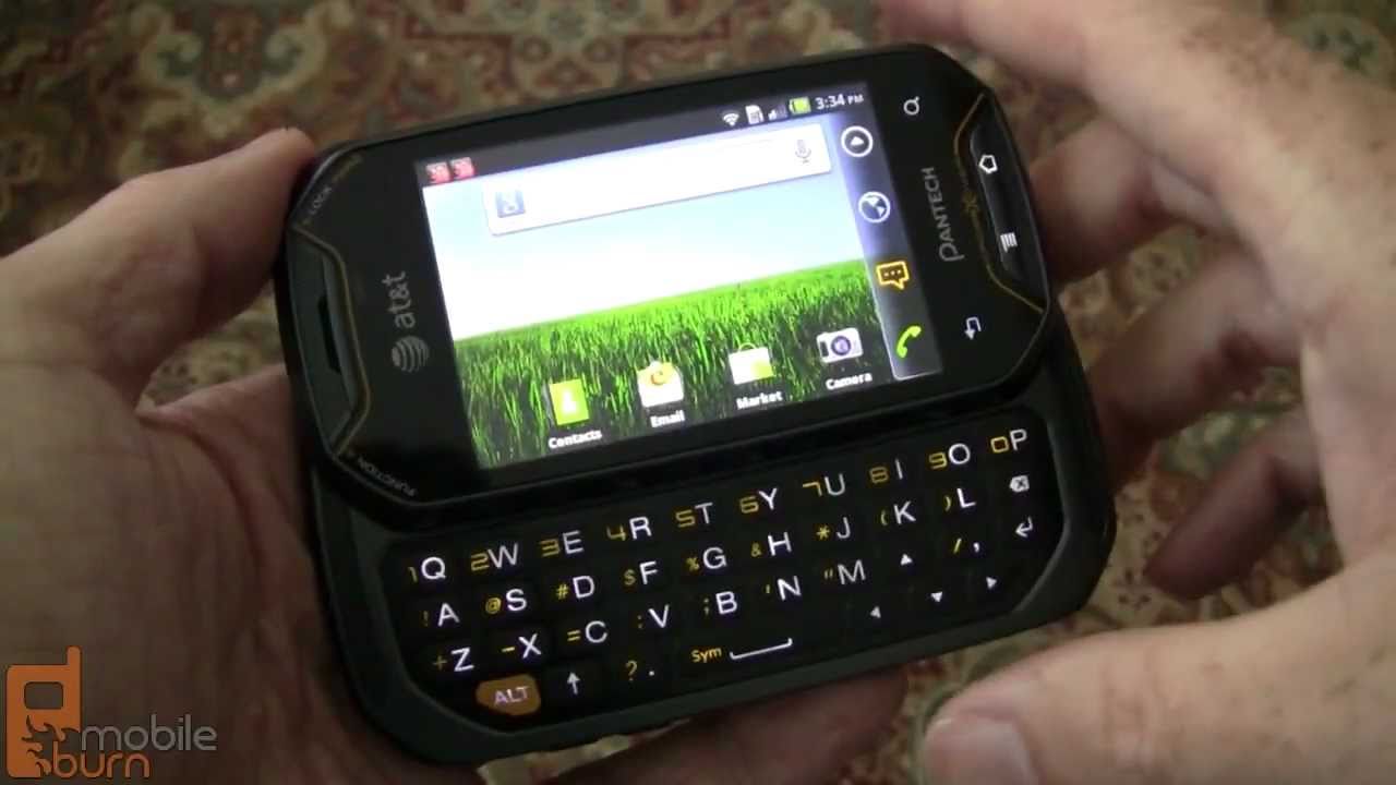 Pantech Crossover (AT&T) video tour - YouTube