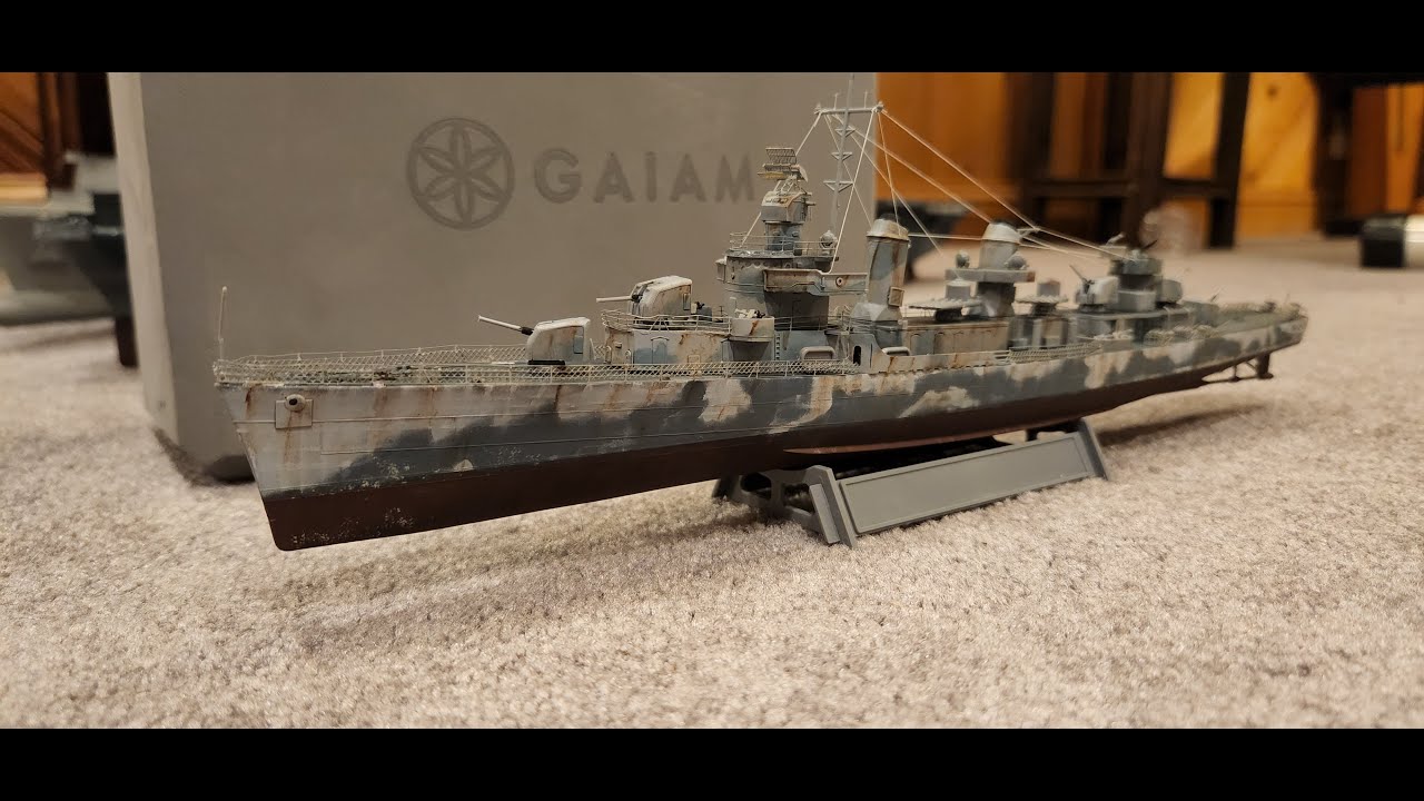 Guide to building a model ship ( 1/350 uss Fletcher Final) - YouTube