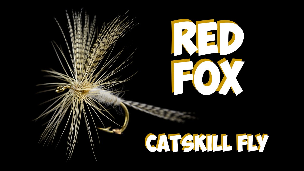 Red Fox - Catskill Dry Fly Tying - YouTube