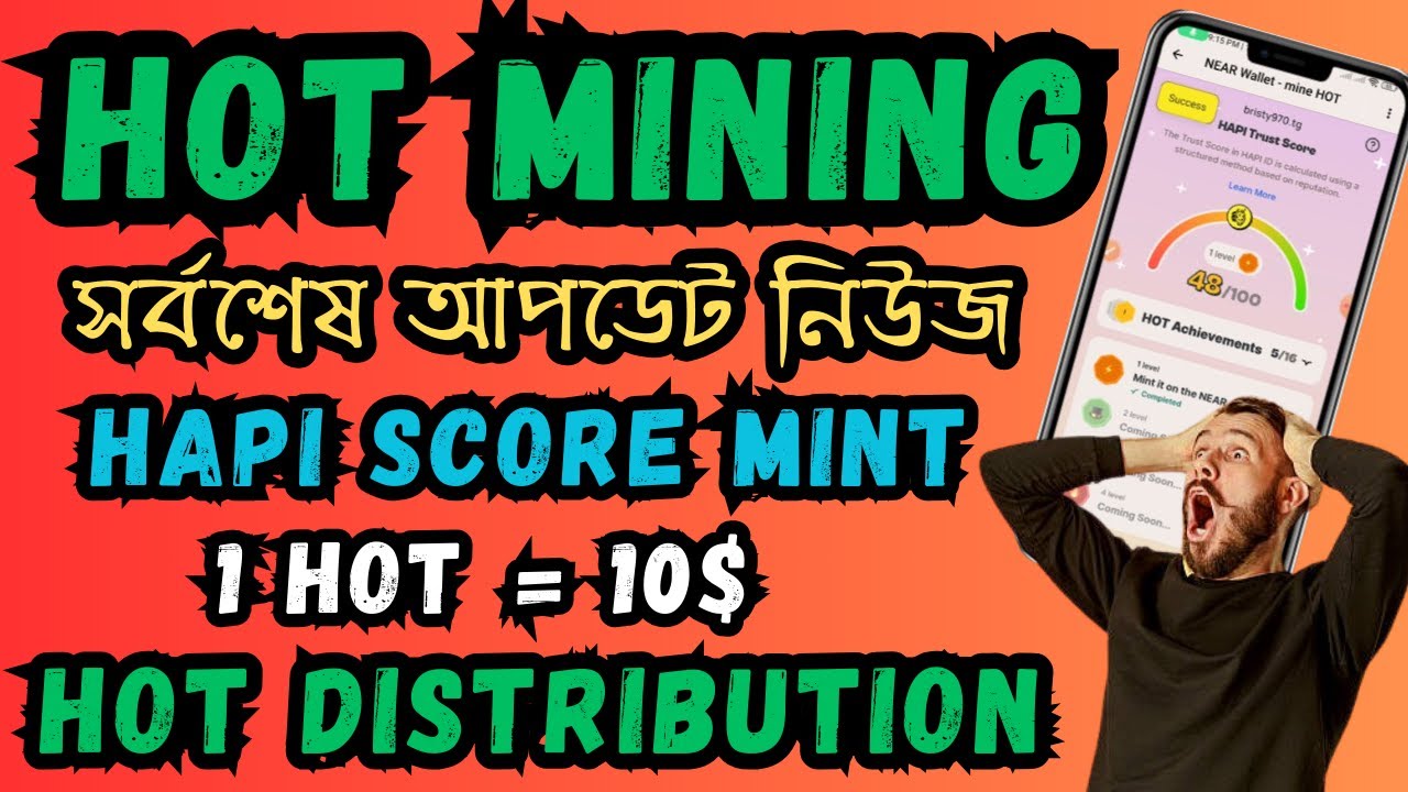 Hot Mining New Update | Hot Mining Hapi Score Mint | Village Hot Distribution | Hot Coin Price ...