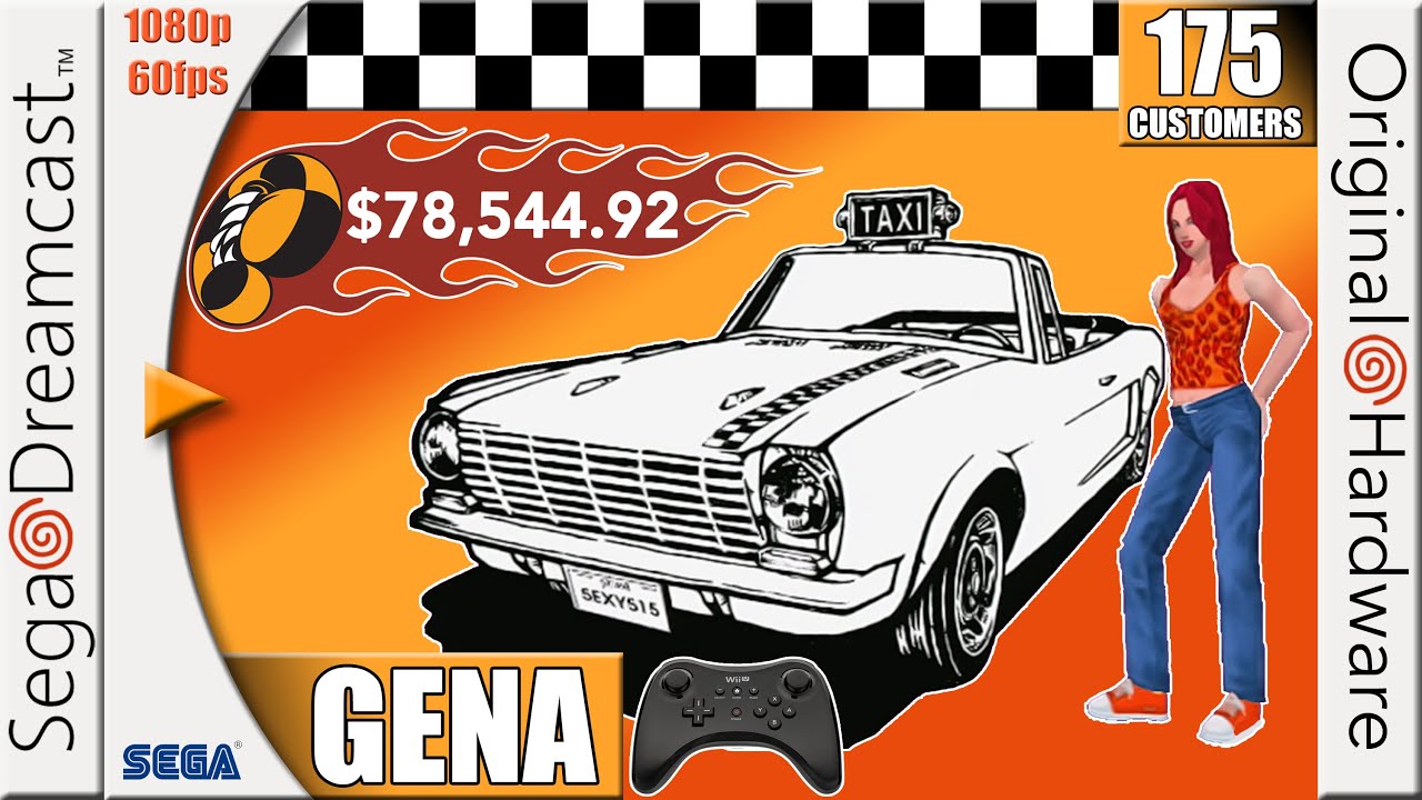 PairaGamers: "Crazy Taxi Dreamcast $78,544.92" (Gena/West Coast) [HD15 ...