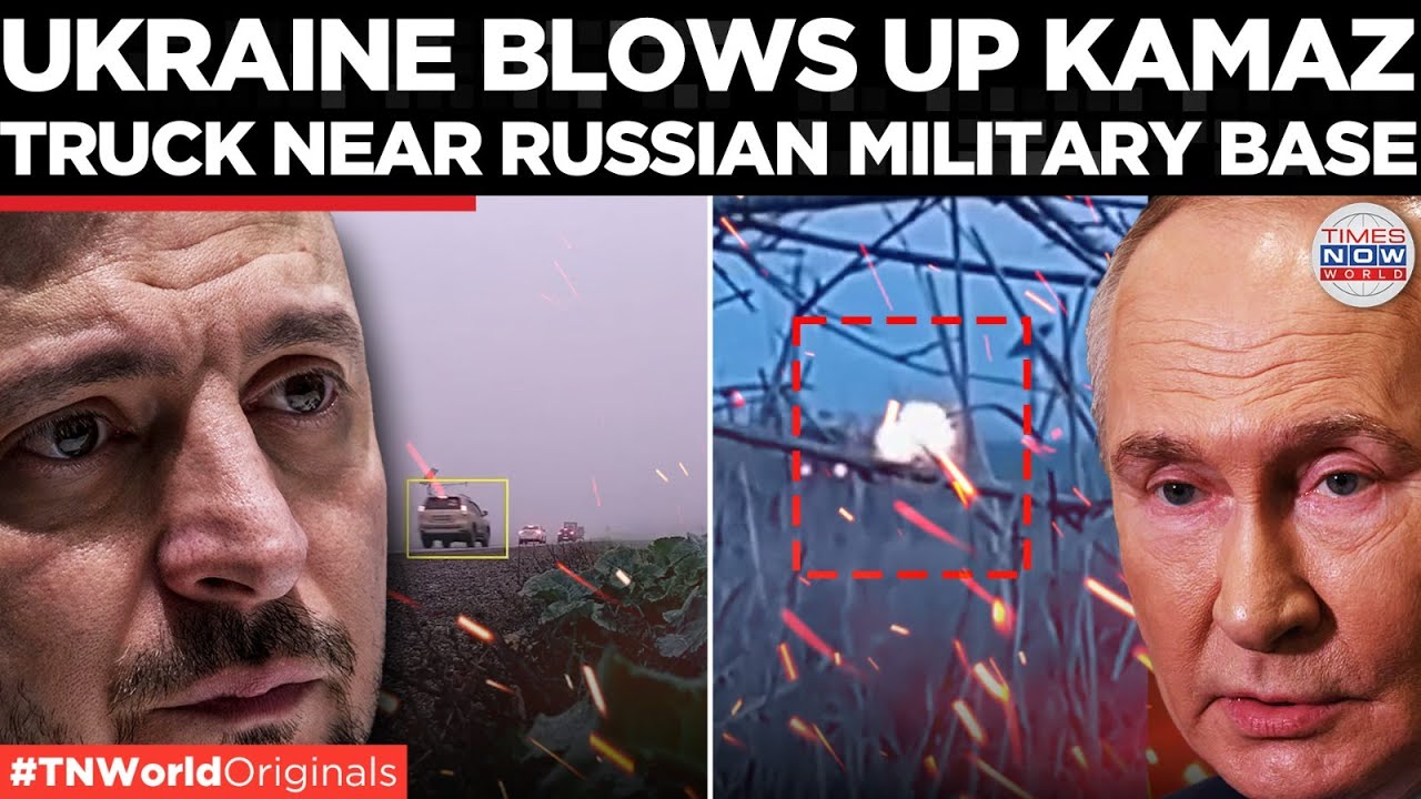 WATCH: Ukraine Strike in Russia: KamAZ Truck Explodes, Video Released ...