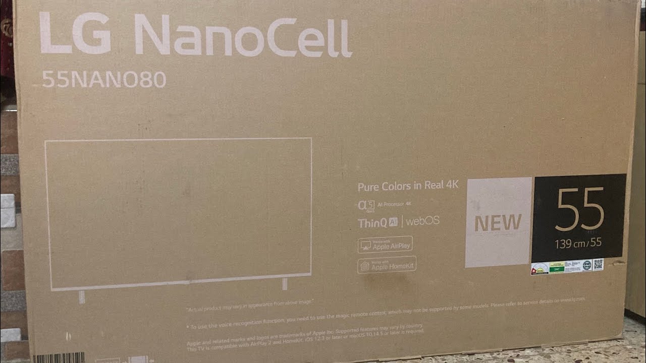 My New LG Nano Cell LED 55 inches - YouTube