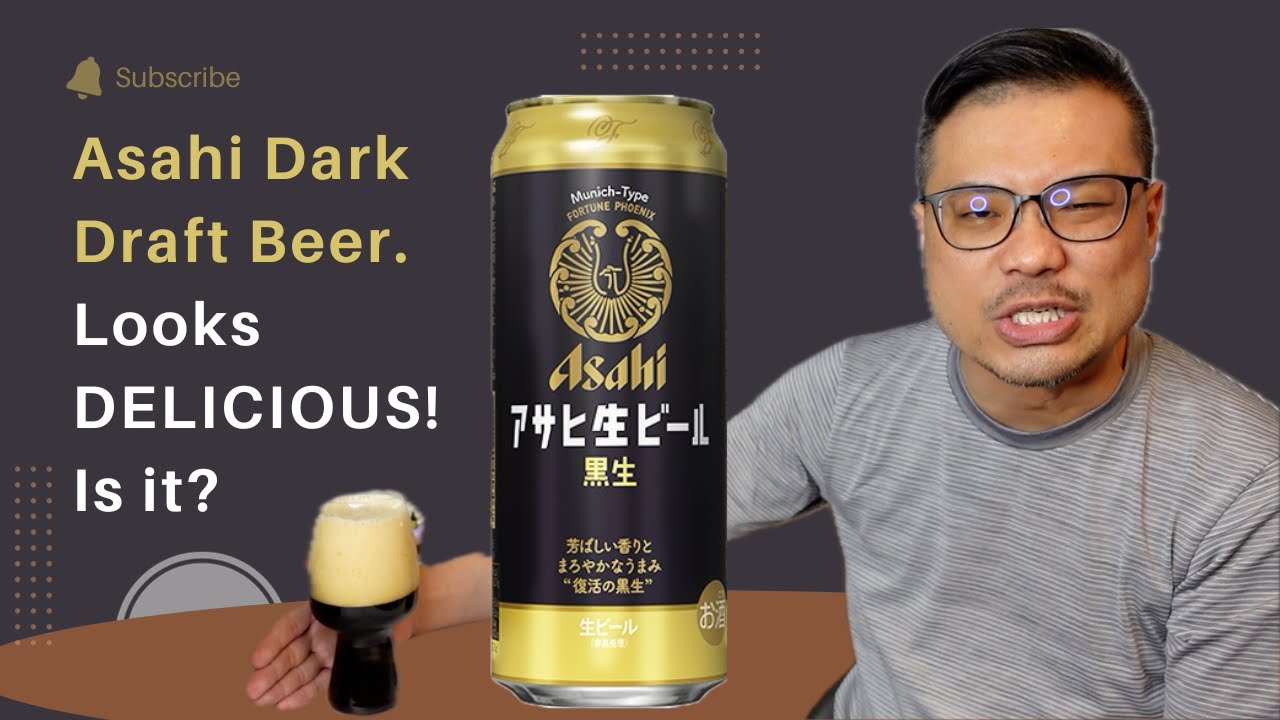 ASAHI has more than one DARK BEER?! How does this beautiful can of dark ...