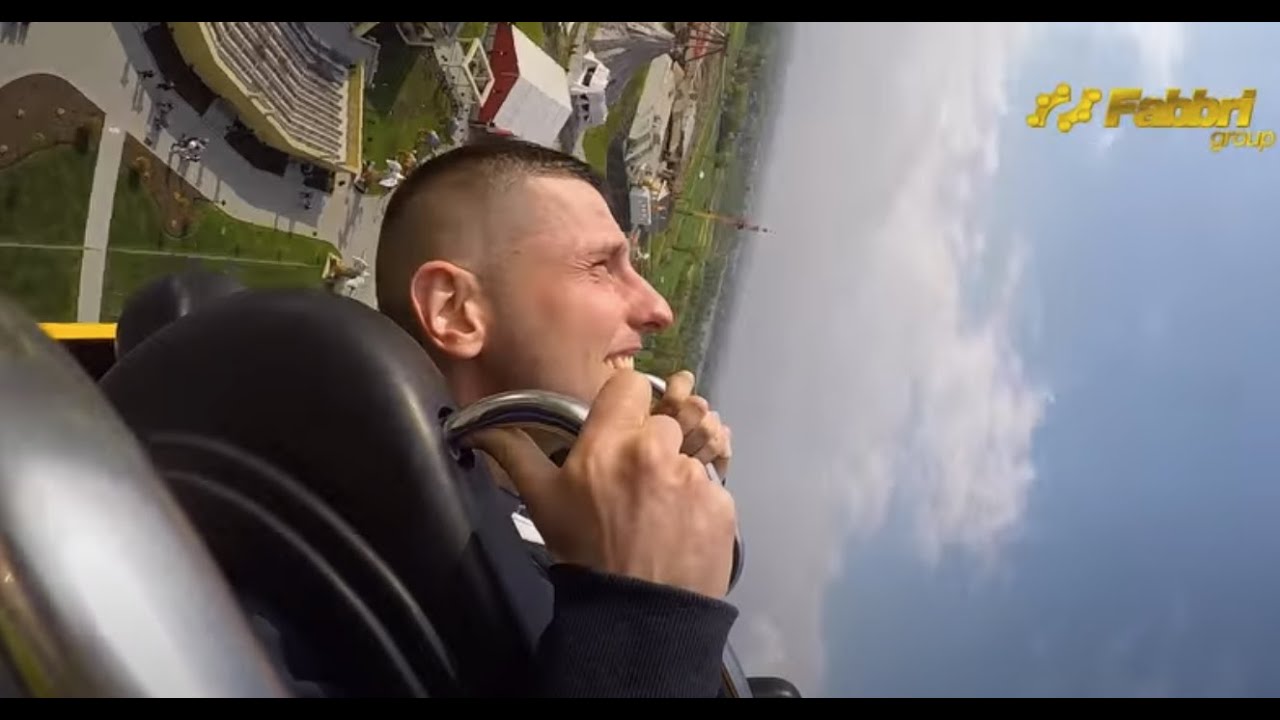 Space Booster Armagedon at Energylandia amusement park by Fabbri - YouTube