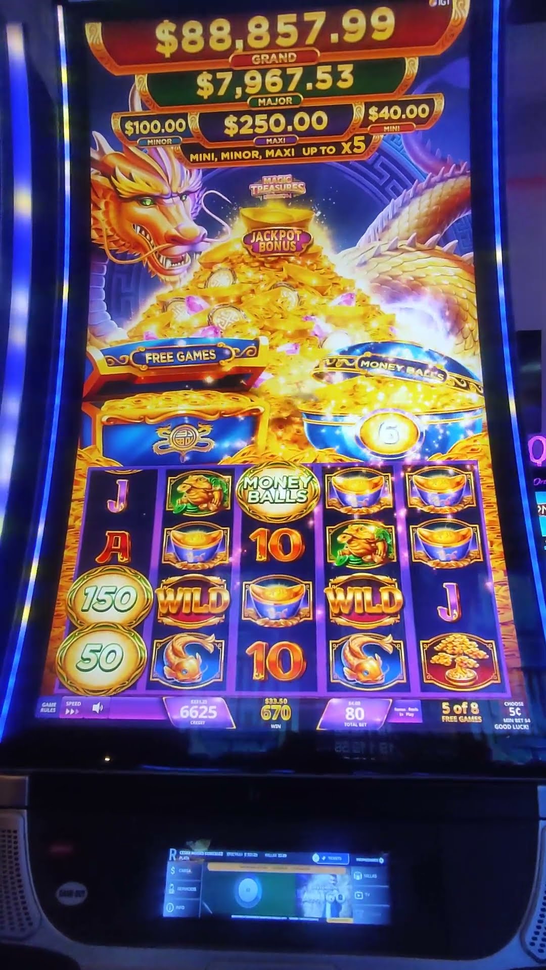 Magic treasures dragón royalty #slot #casino #slotmachine - YouTube