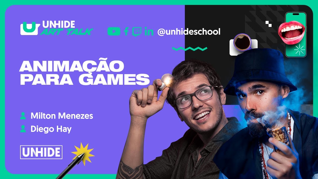 Animação para Games com Milton Menezes e Diego Hay | UNHIDE Art Talk ...