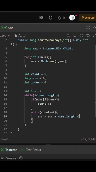Todays Leetcode Problem 2904 Coding Codeprep Java Codewithme Leetcode Happycoding Youtube