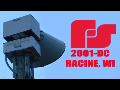 FS 2001-DC Siren Test - Racine, WI - 12/4/21 - YouTube