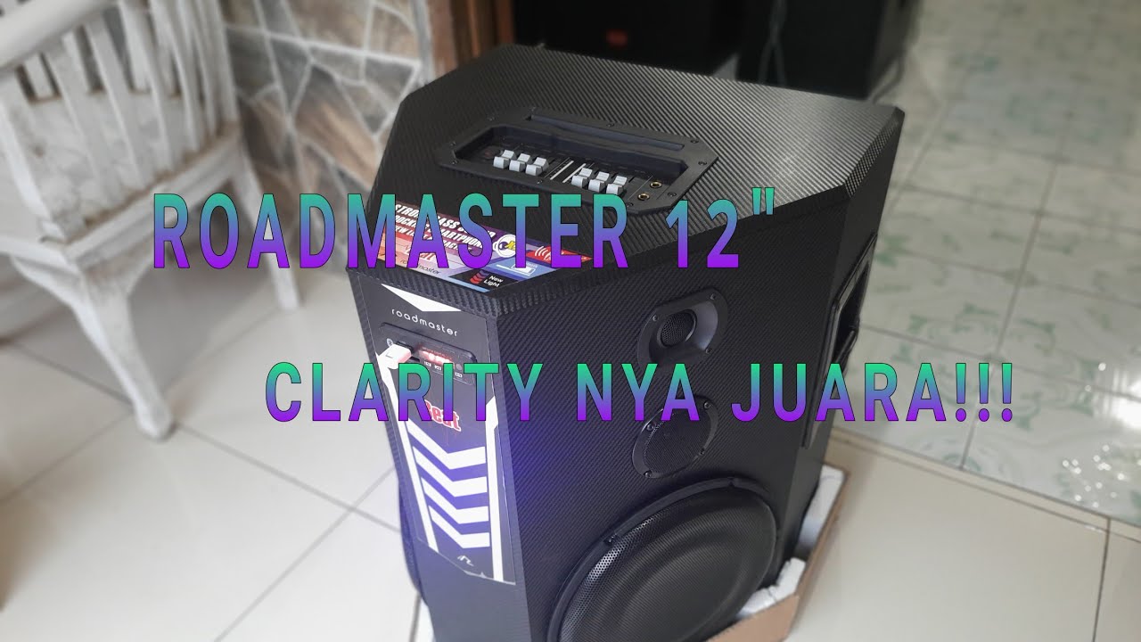 Speaker aktif ROADMASTER PRO BEAT 12 - YouTube