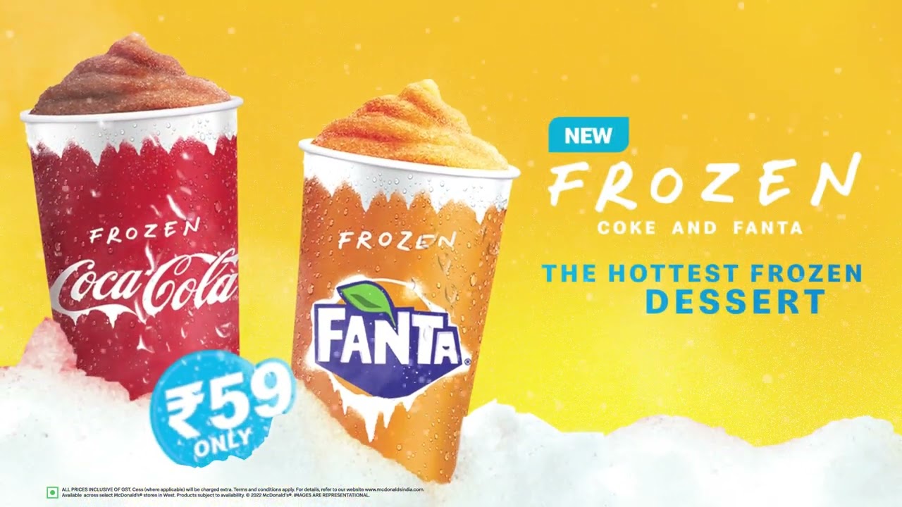 Frozen Coke and Fanta | The Hottest Frozen Dessert | McDonald’s - YouTube
