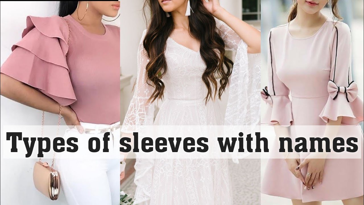 Types of sleeves with their name l THE TRENDY GIRL - YouTube