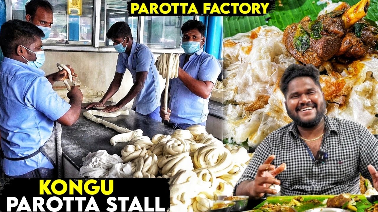 Erode PAROTTA FACTORY !! Selling 1000’s of Parotta Per Day - Kongu ...