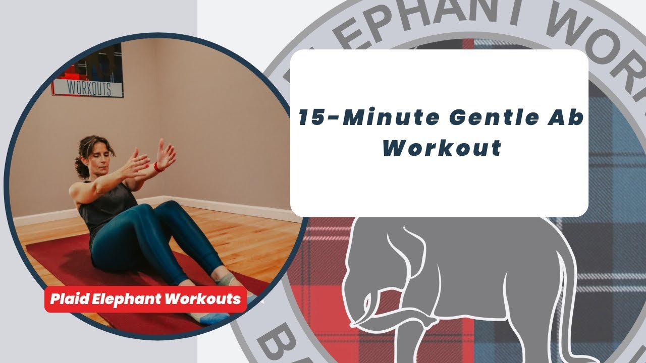 15-Minute Gentle Ab Workout - YouTube