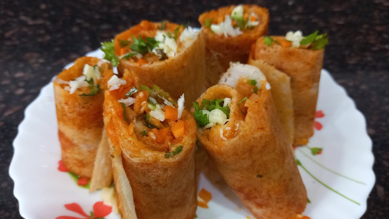 Jini Dosa | Jini Roll Dosa Recipe 🌯 | The Ultimate Fusion Delight 🌟 ...