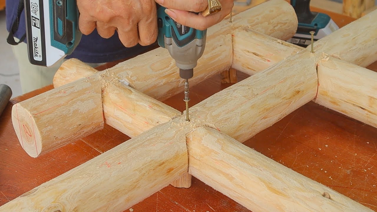 Amazing Woodworking Project From Solid Wood // Very Unique And New ...