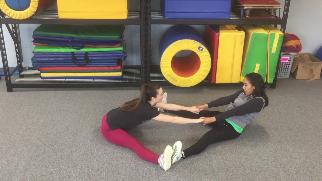 How to do straddle stretches w/ Ms. Janet & Ms. Christina! (Great for ...