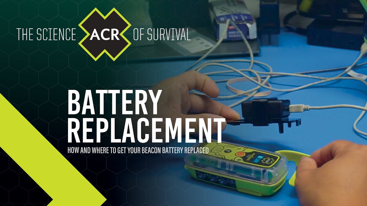 Battery Replacement | ACR ARTEX - YouTube
