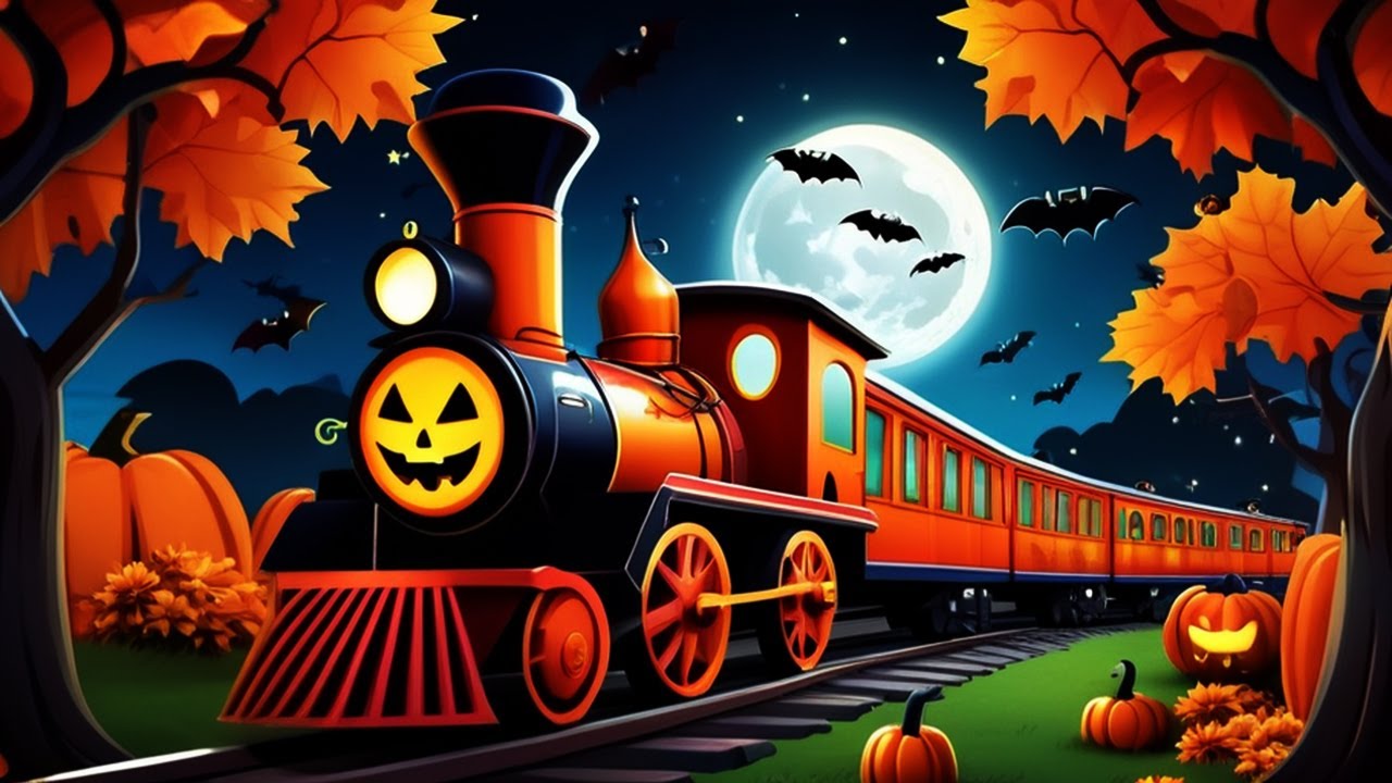 The Spookiest Skeleton Train Adventure - YouTube