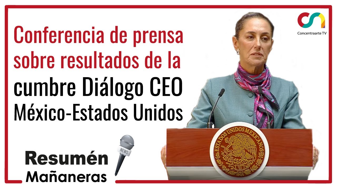 Conferencia de prensa sobre resultados de la cumbre Dialogo con CEO ...