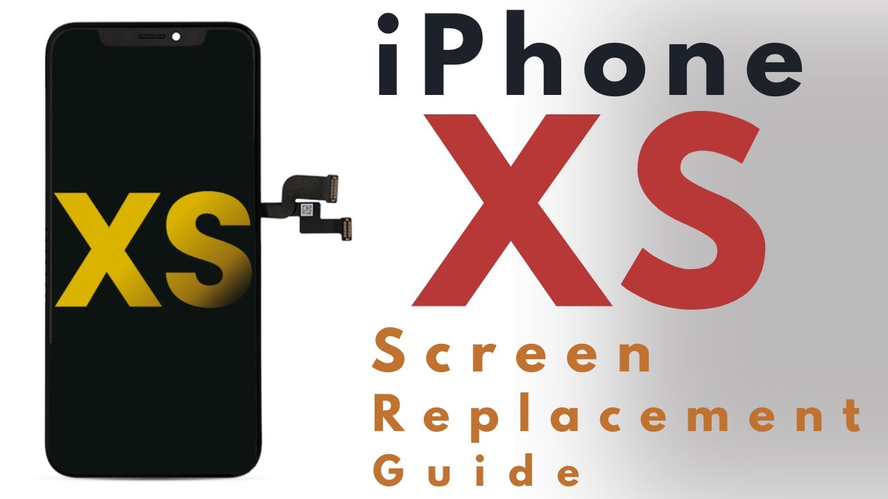 Apple iPhone XS Screen Replacement - YouTube