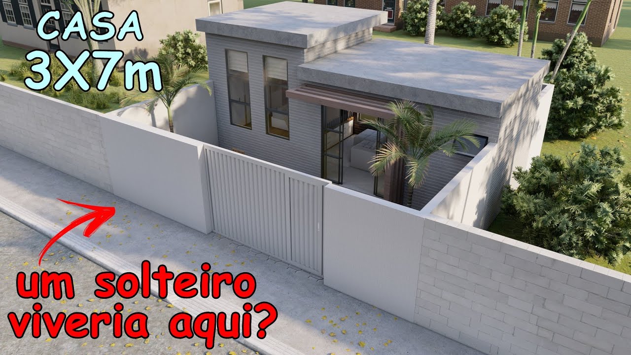 Kitnet moderna | PEQUENA E ACONCHEGANTE | De baixo custo. - YouTube